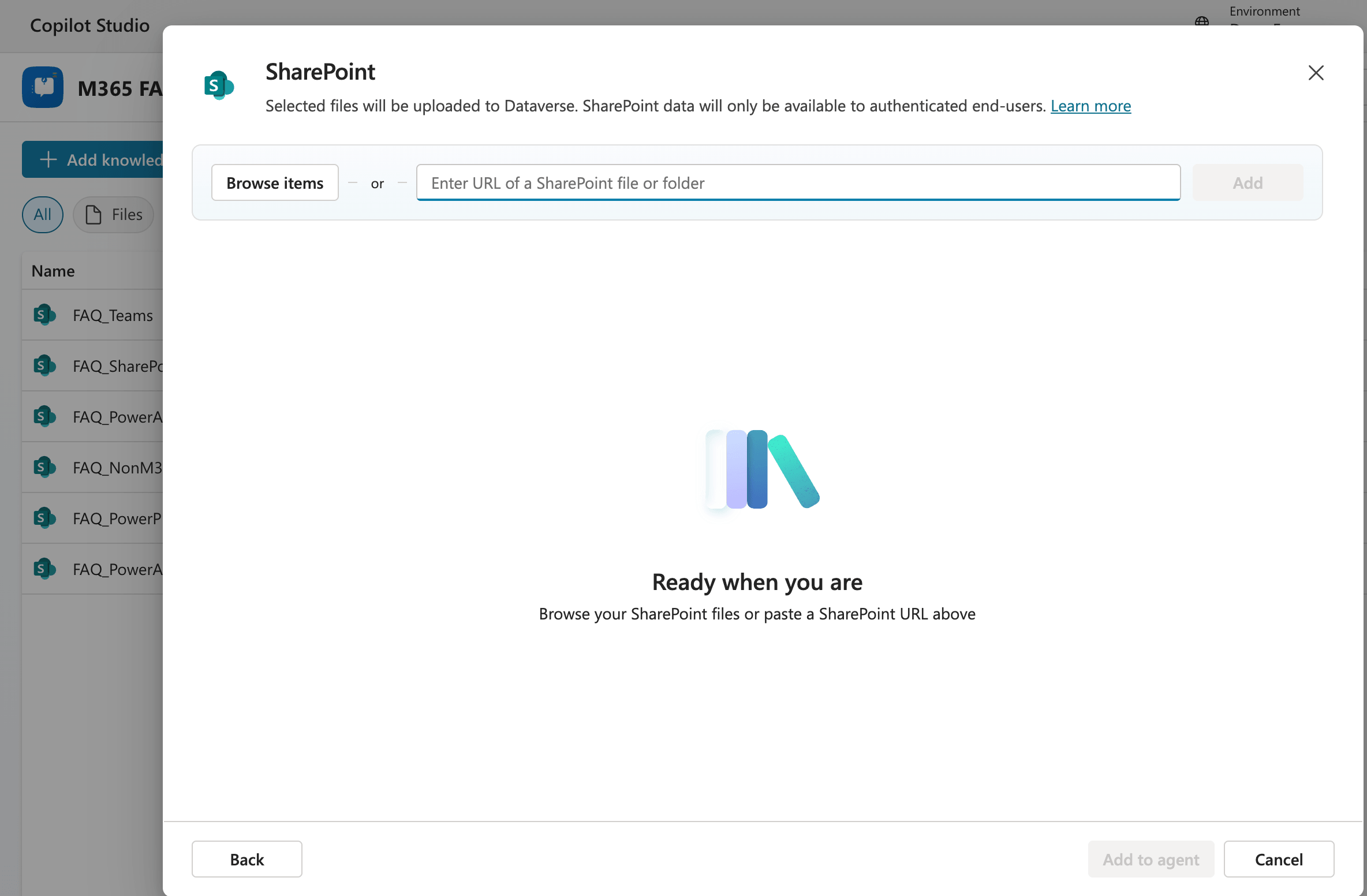 Copilot Studio Knowledge Sources: Easy Guide to SharePoint URLs and Files
